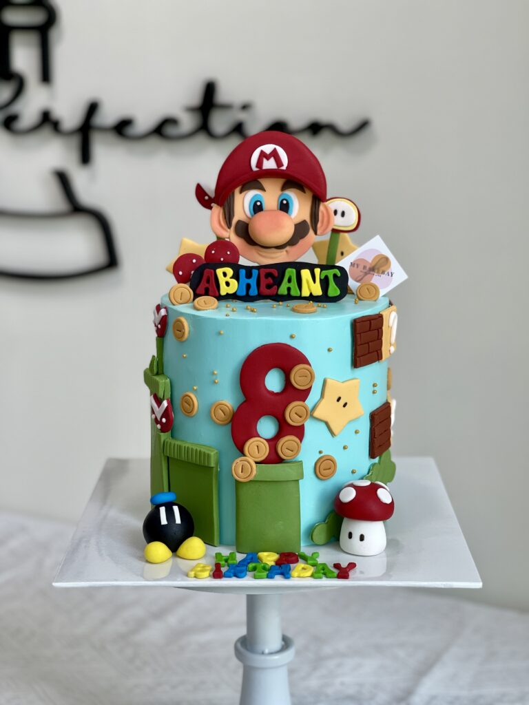 Abheant's Super Mario Cake | Klang Valley Fondant Cake & Desserts