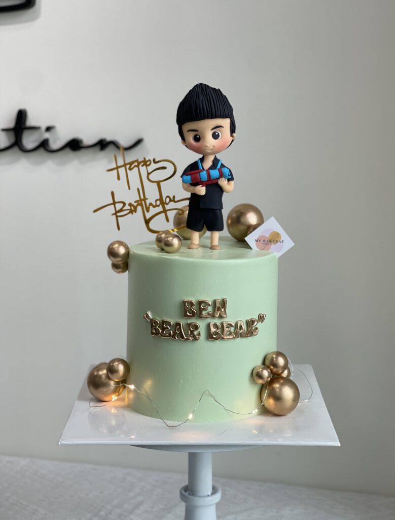 Ben's Custom Human Figurine Cake | Klang Valley Fondant Cake & Desserts