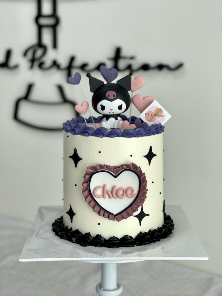 Chloe's Kuromi Cake | Klang Valley Fondant Cake & Desserts