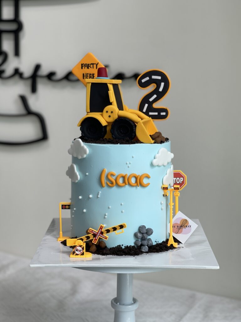 Isaac's Construction Cake | Klang Valley Fondant Cake & Desserts