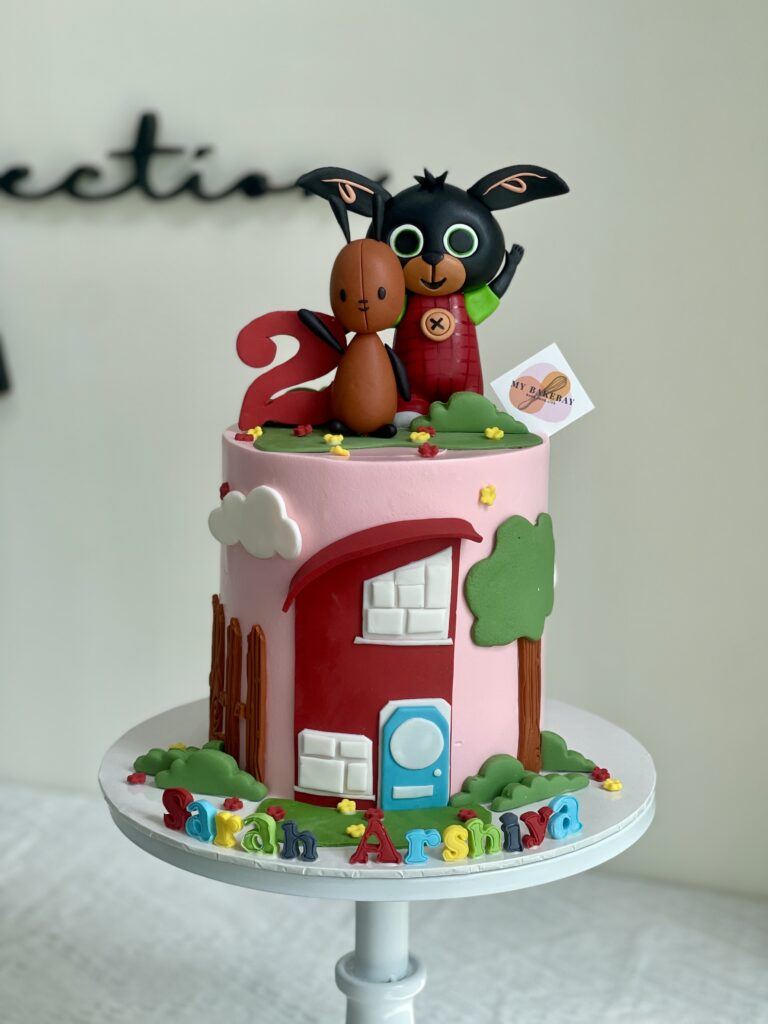 Sarah Arshiya's Bing Bunny Cake | Klang Valley Fondant Cake & Desserts