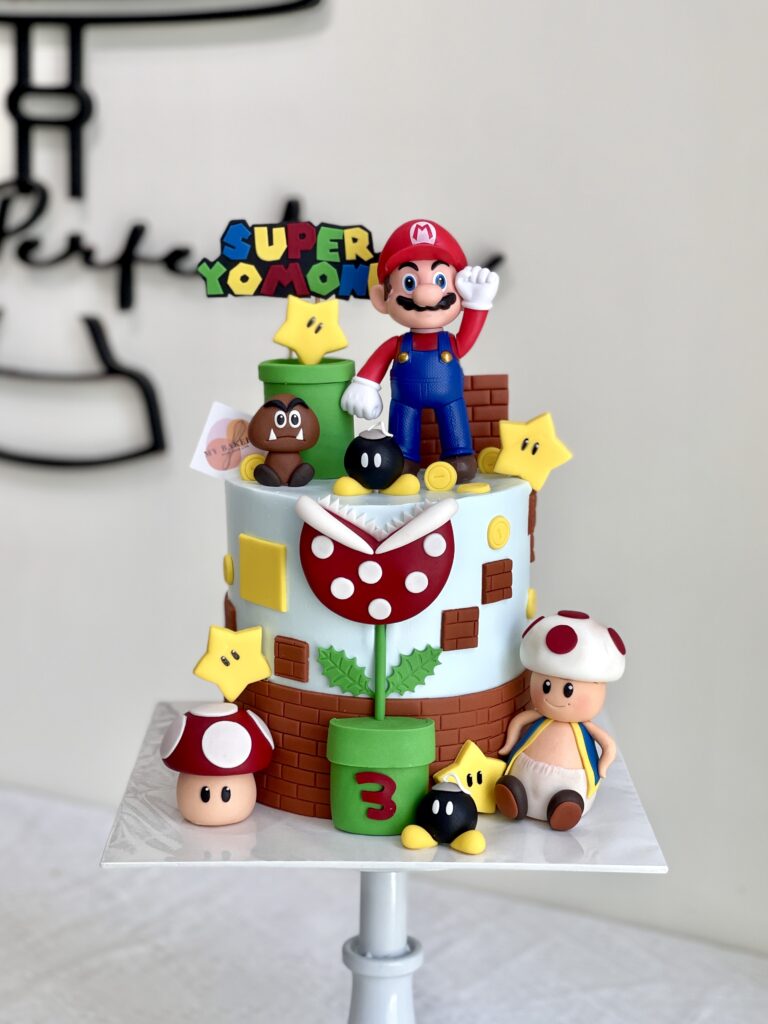 Yomond's Super Mario Cake | Klang Valley Fondant Cake & Desserts